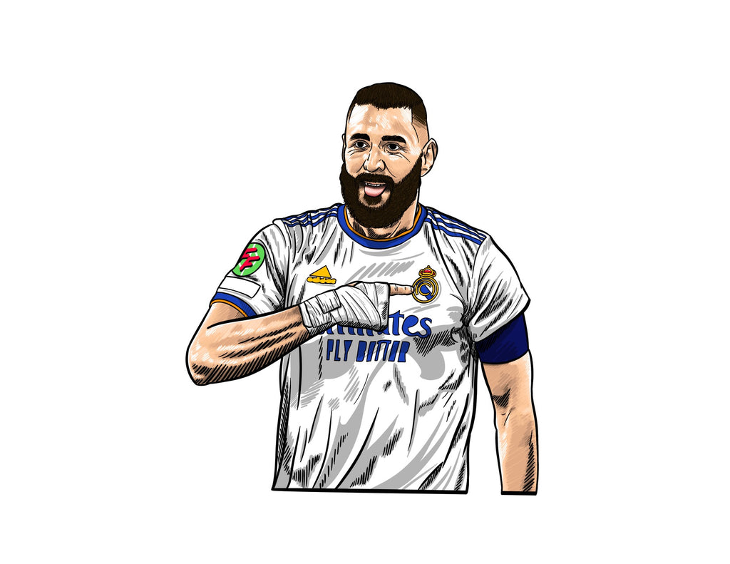 Karim Benzema Flashback Air Freshener – The Footy Culture